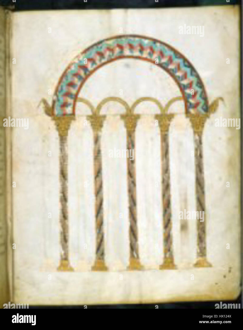The *Codex Beneventanus* is an illuminated manuscript, with Folio 4r ...