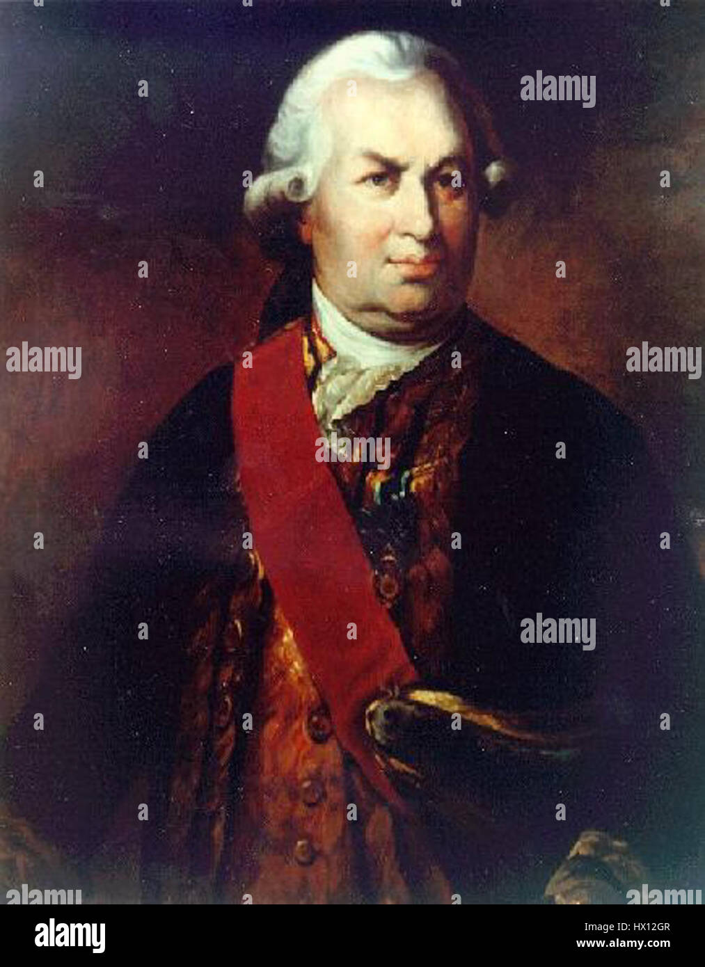A painting depicting Admiral François Joseph Paul de Grasse, a French ...