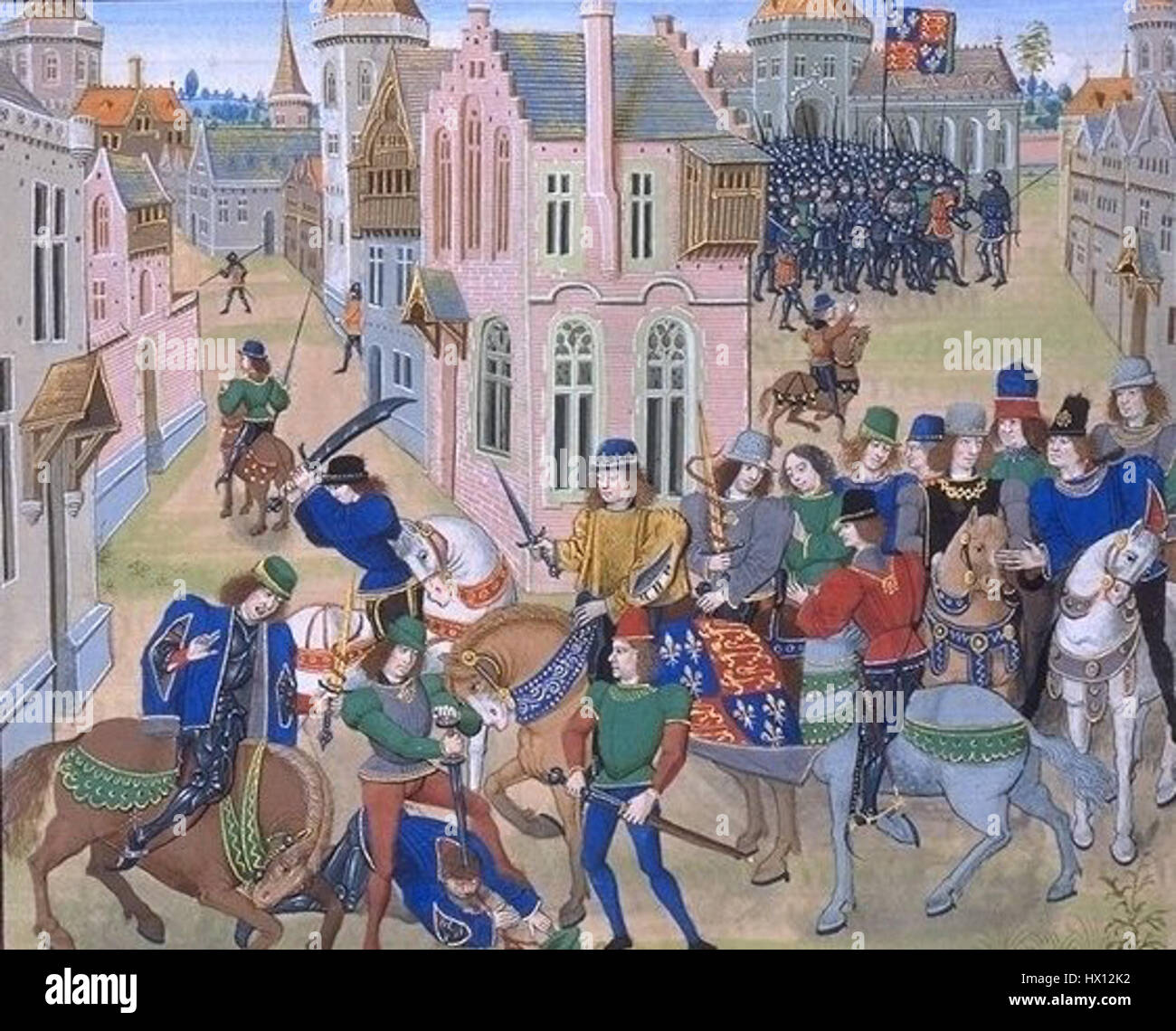 The 'Death of Wat Tyler', as described by Froissart, is a historical ...