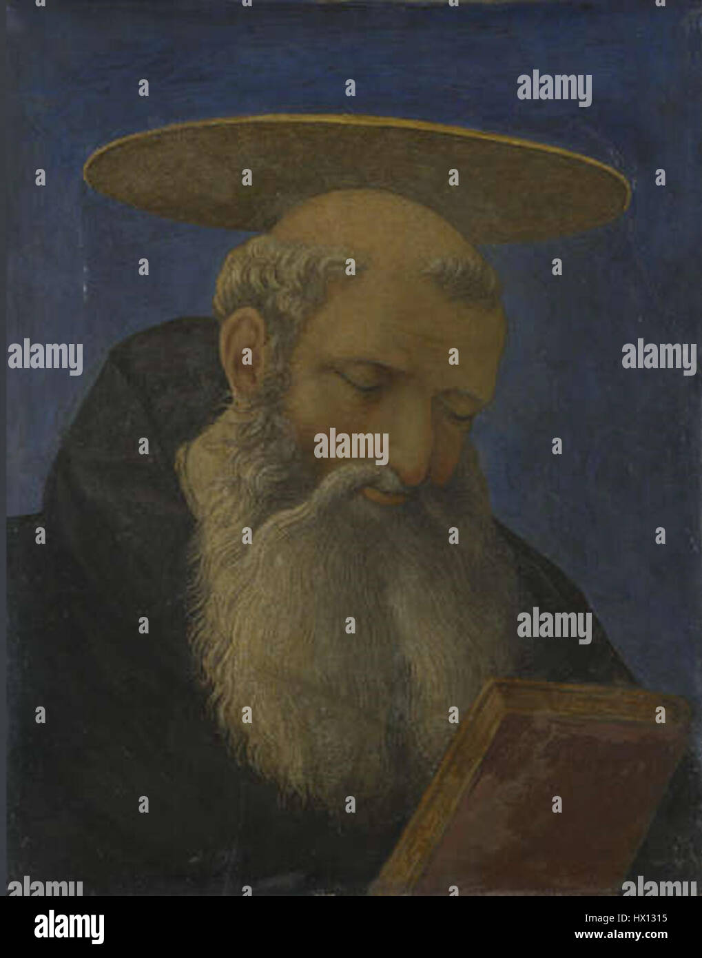 Domenico Veneziano's 'Santo con barba' ('Saint with Beard') is a ...