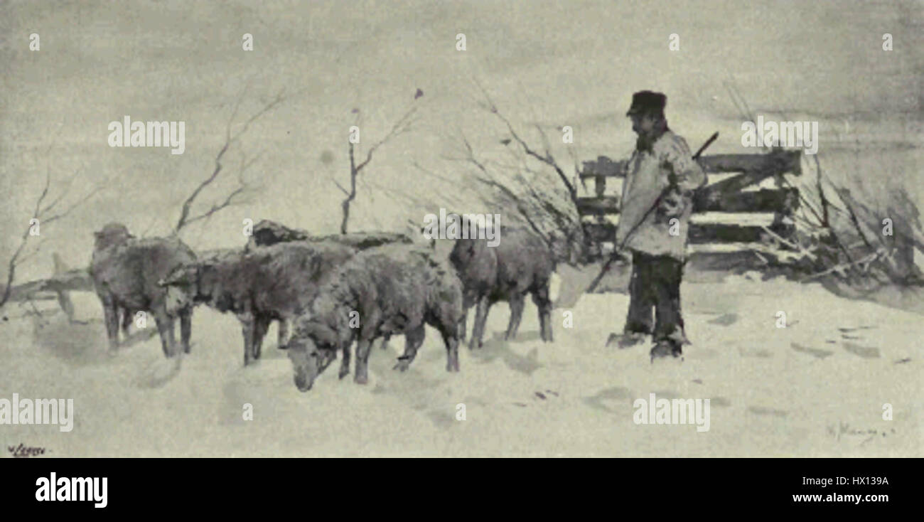 The 'Mauve Winter' is a Dutch painting from the 19th century that ...