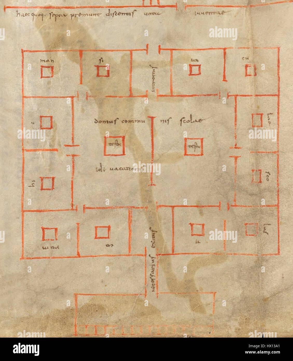 The 'Ecole Saint-Gall' refers to the monastic school at the Abbey of ...