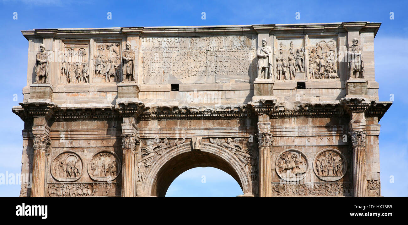 Italy, Rome, Arch of Constantine Stock Photo - Alamy