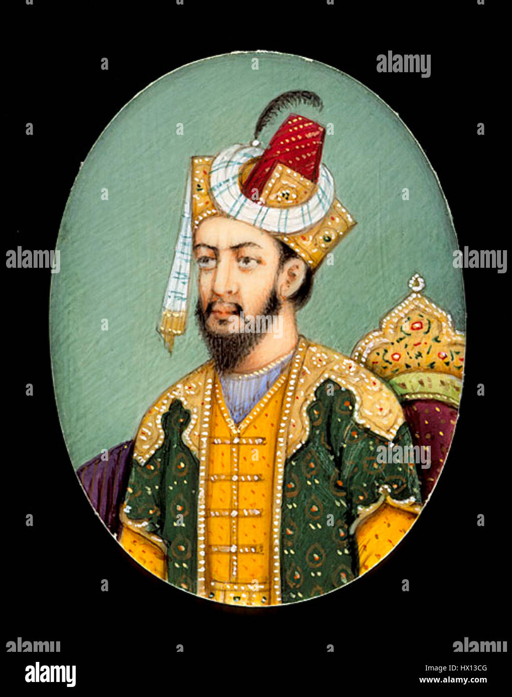 Emperor humayun painting hi-res stock photography and images - Alamy