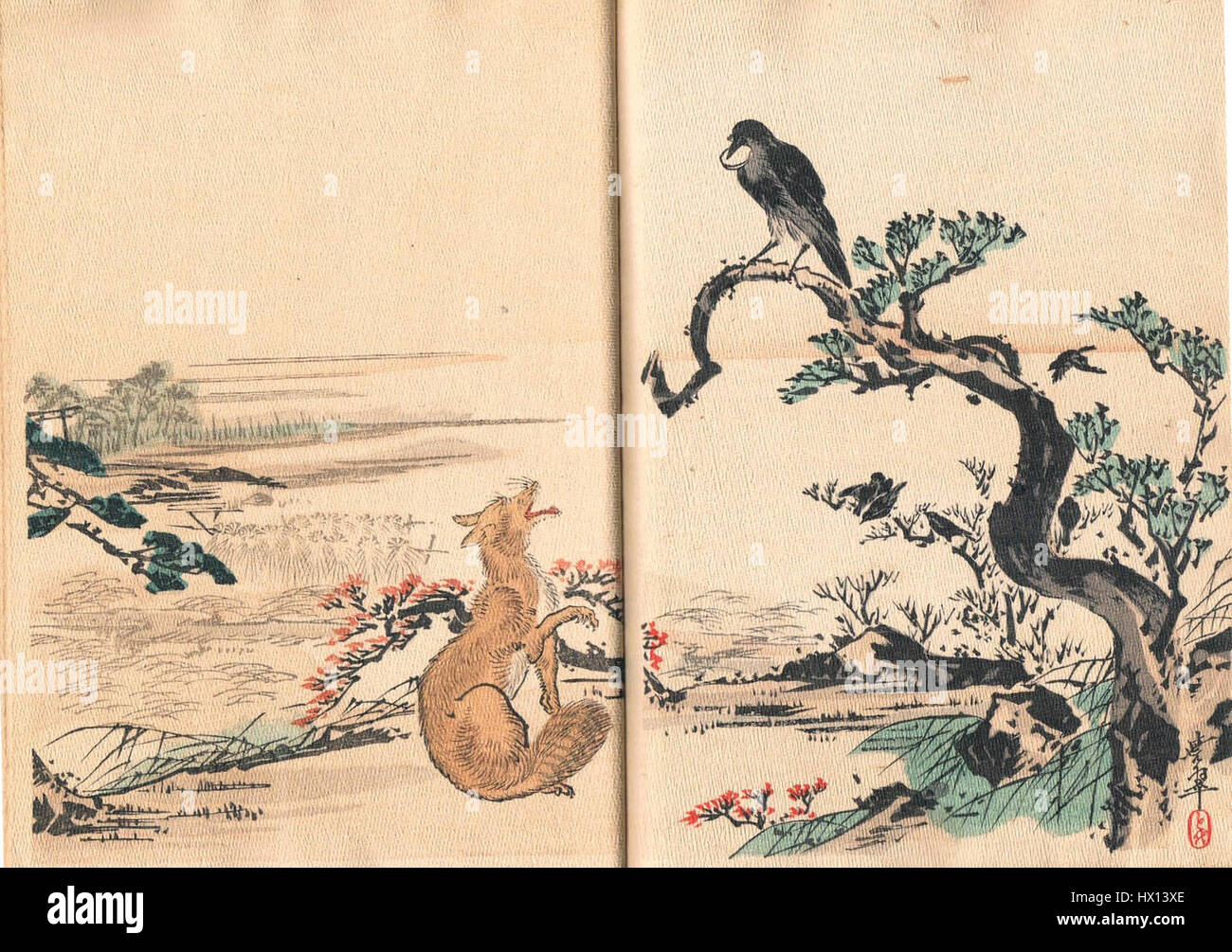 'Fox and Crow Fables choisies' is a collection of selected fables from ...