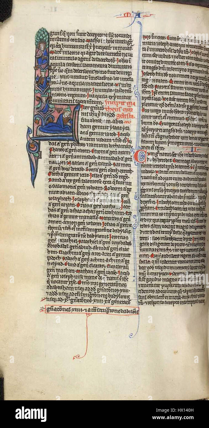 Medieval manuscript illumination showing hi-res stock photography and ...