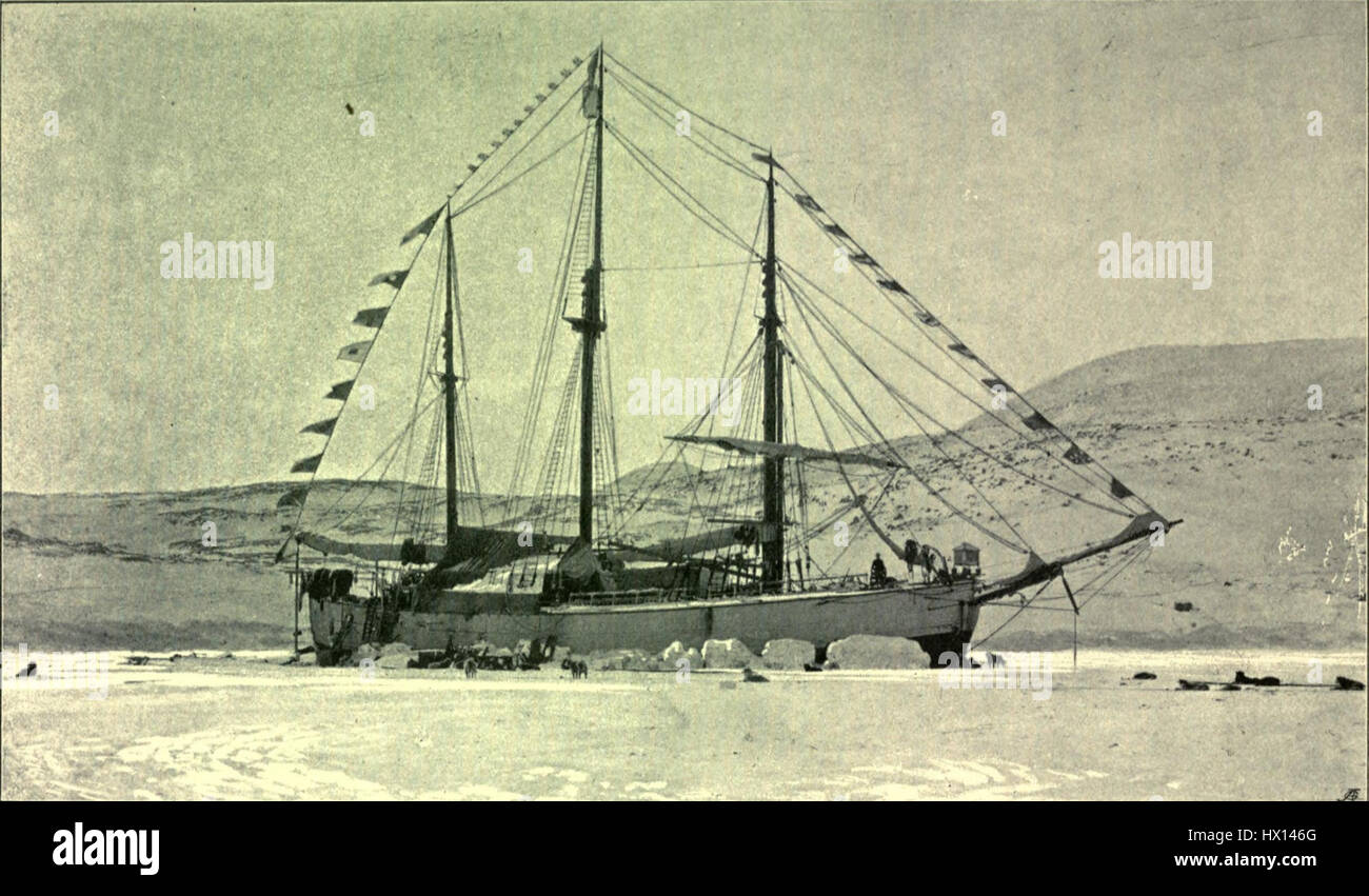 ‘Fram 17 May 1899’ is an image of the Fram, a polar exploration ship ...