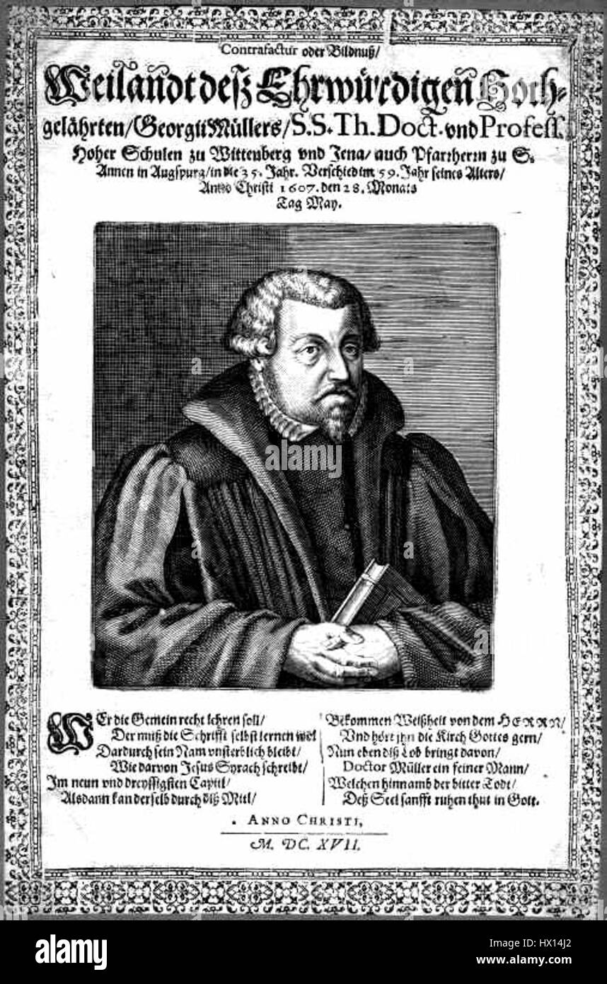 Georg Mylius 03 Stock Photo - Alamy