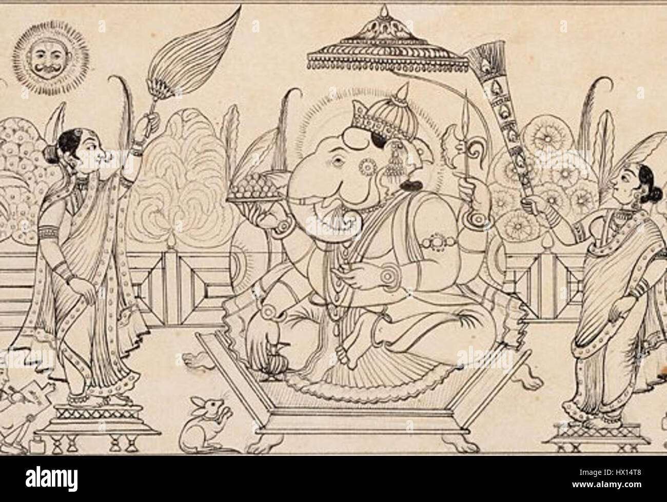 ‘Ganesha Ink’ portrays the Hindu deity Ganesha, rendered in detailed ...
