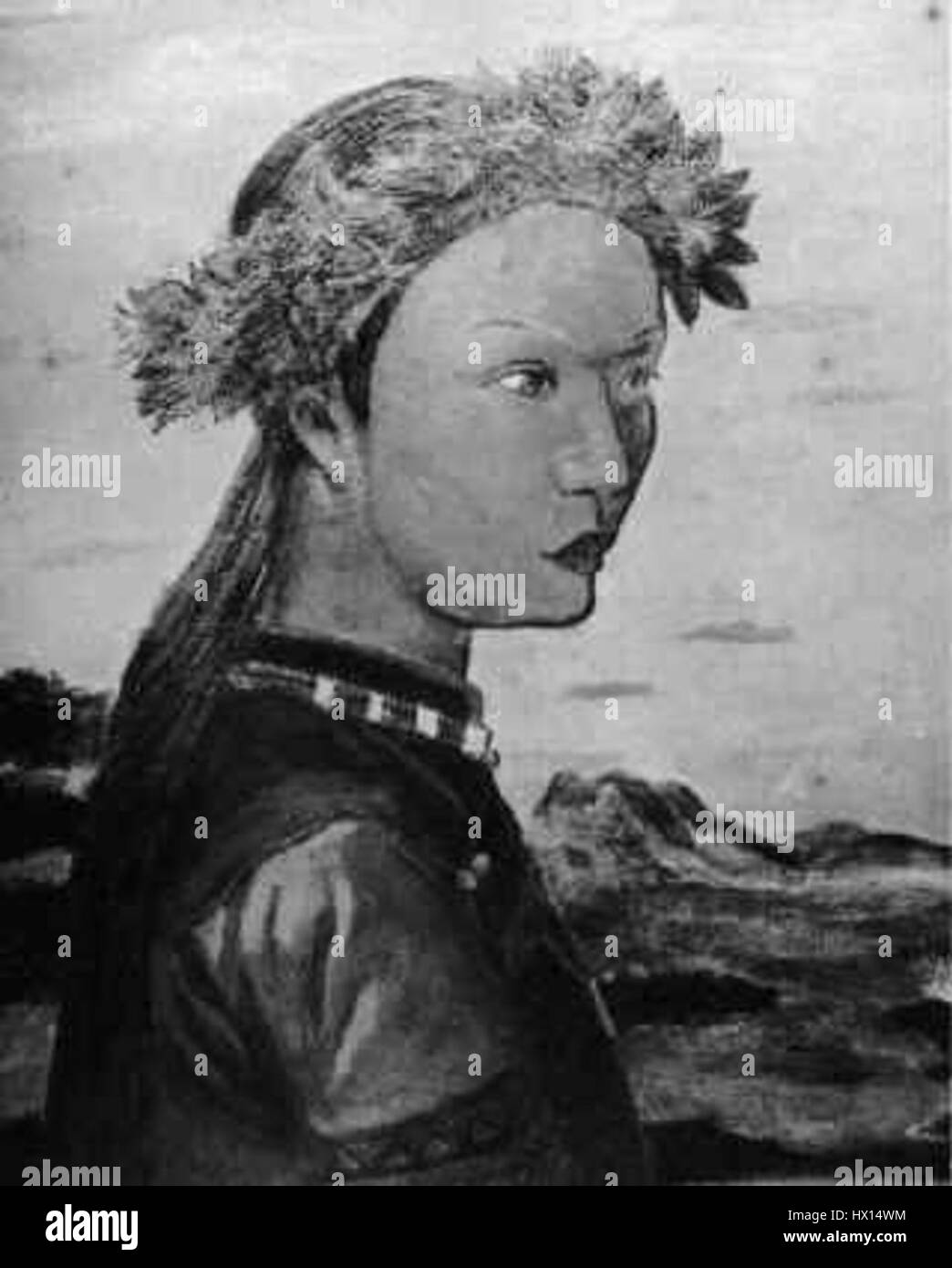 The 'Girl from Danan Village' is a portrait showcasing a young woman ...
