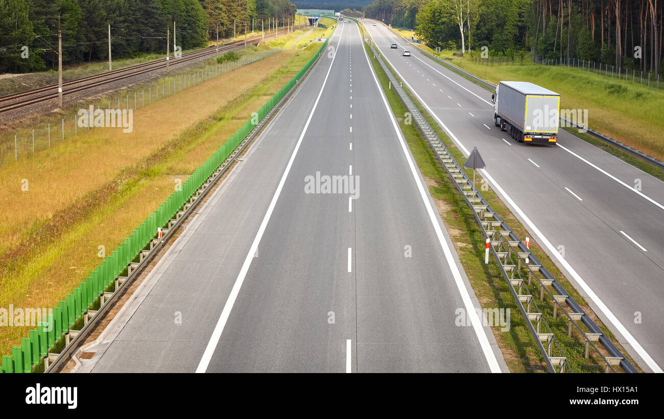 Truck lorry motorway hi-res stock photography and images - Alamy
