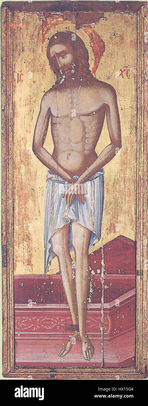 The depiction of the Dead Christ from Cyprus is a poignant ...