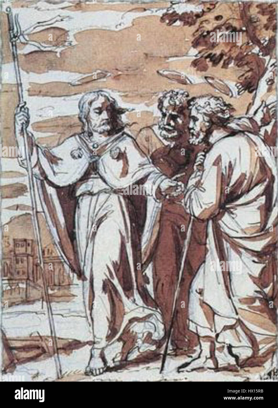 ‘Emmaus’ by Egorov depicts the biblical scene of Christ’s post ...