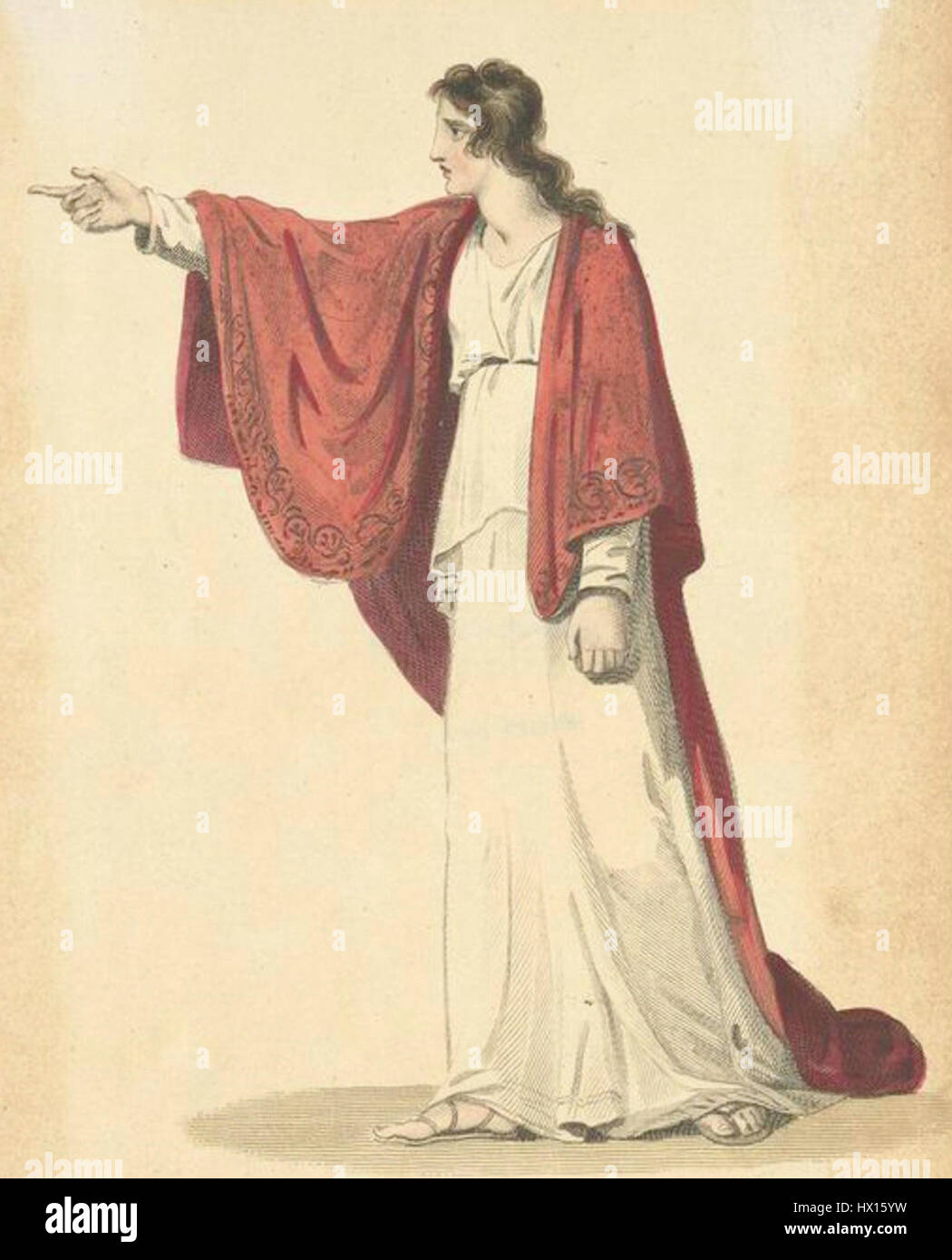 Giuseppina Grassini performs the role of Orazia in Cimarosa's opera ...
