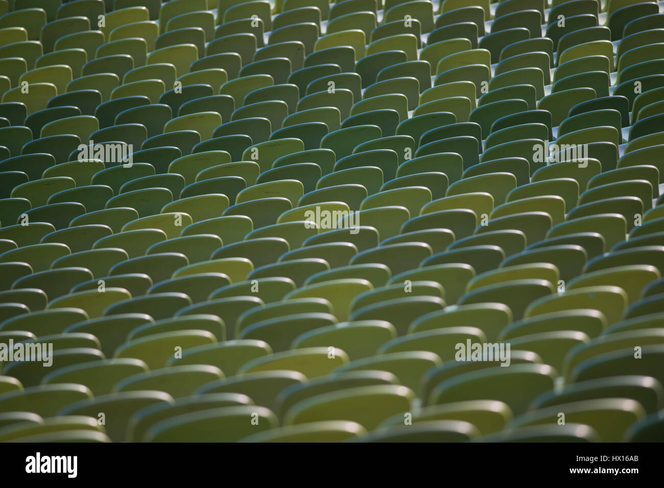 Green stadium seating hi-res stock photography and images - Alamy