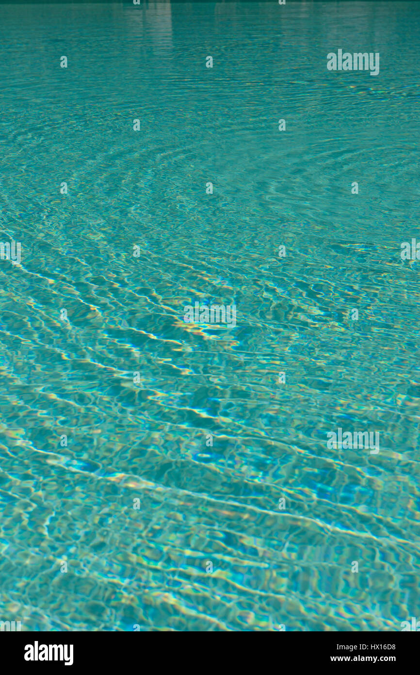 Reflection over water in a swimming pool Stock Photo - Alamy