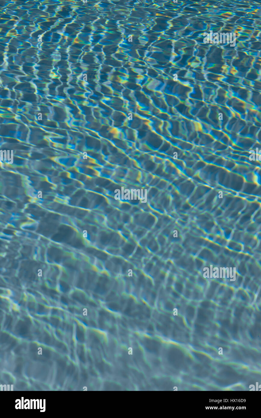Reflection over water in a swimming pool Stock Photo - Alamy