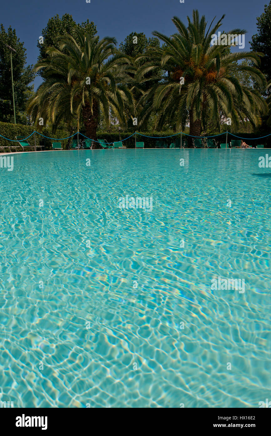 Reflection over water in a swimming pool Stock Photo - Alamy
