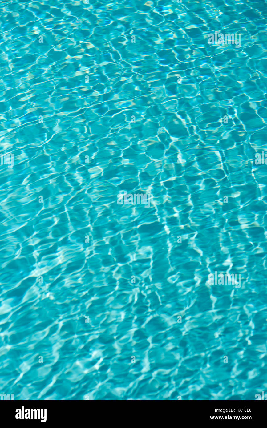 Reflection over water in a swimming pool Stock Photo - Alamy