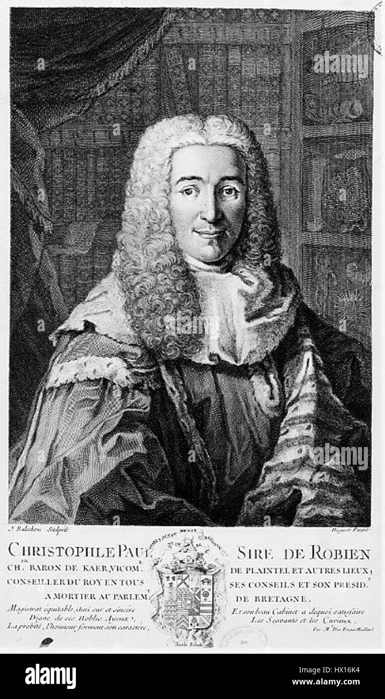 Christophe Paul de Robien was an influential 18th-century French ...