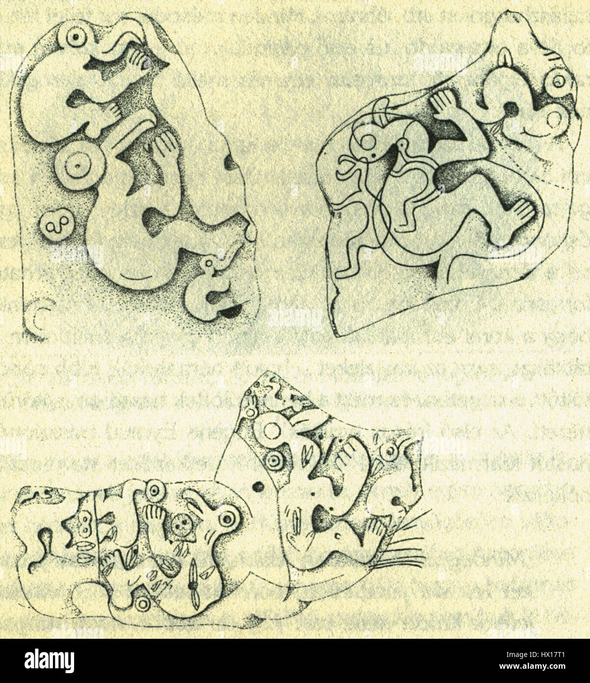 The petroglyphs of Easter Island are rock carvings created by the ...