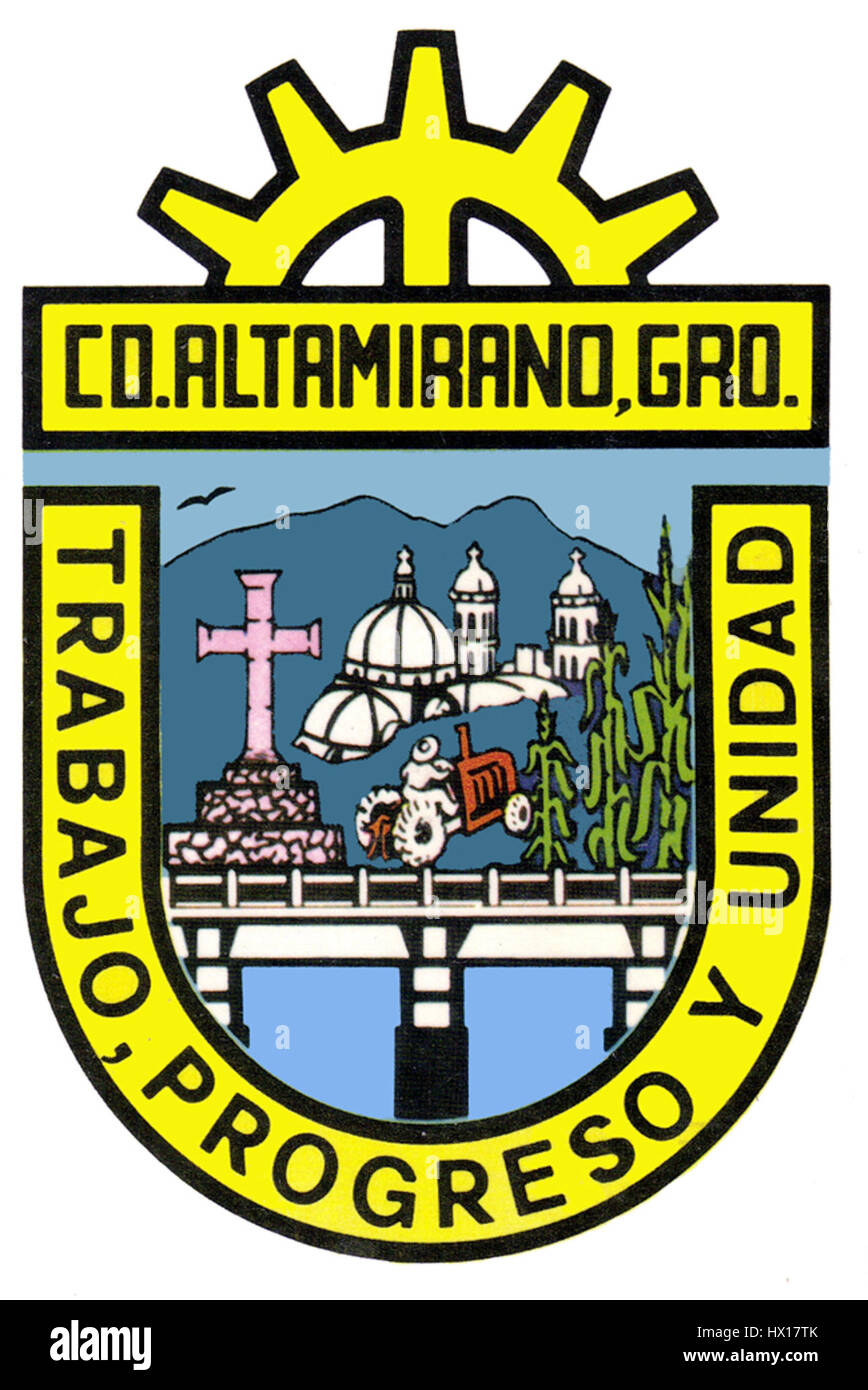 The Escudo de Ciudad Altamirano is the official coat of arms of the ...