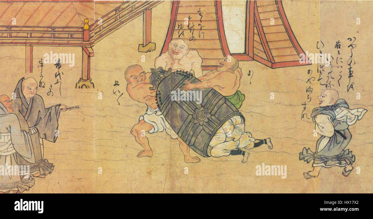 The Dojoji Engi Emaki is an illustrated scroll depicting the tragic ...