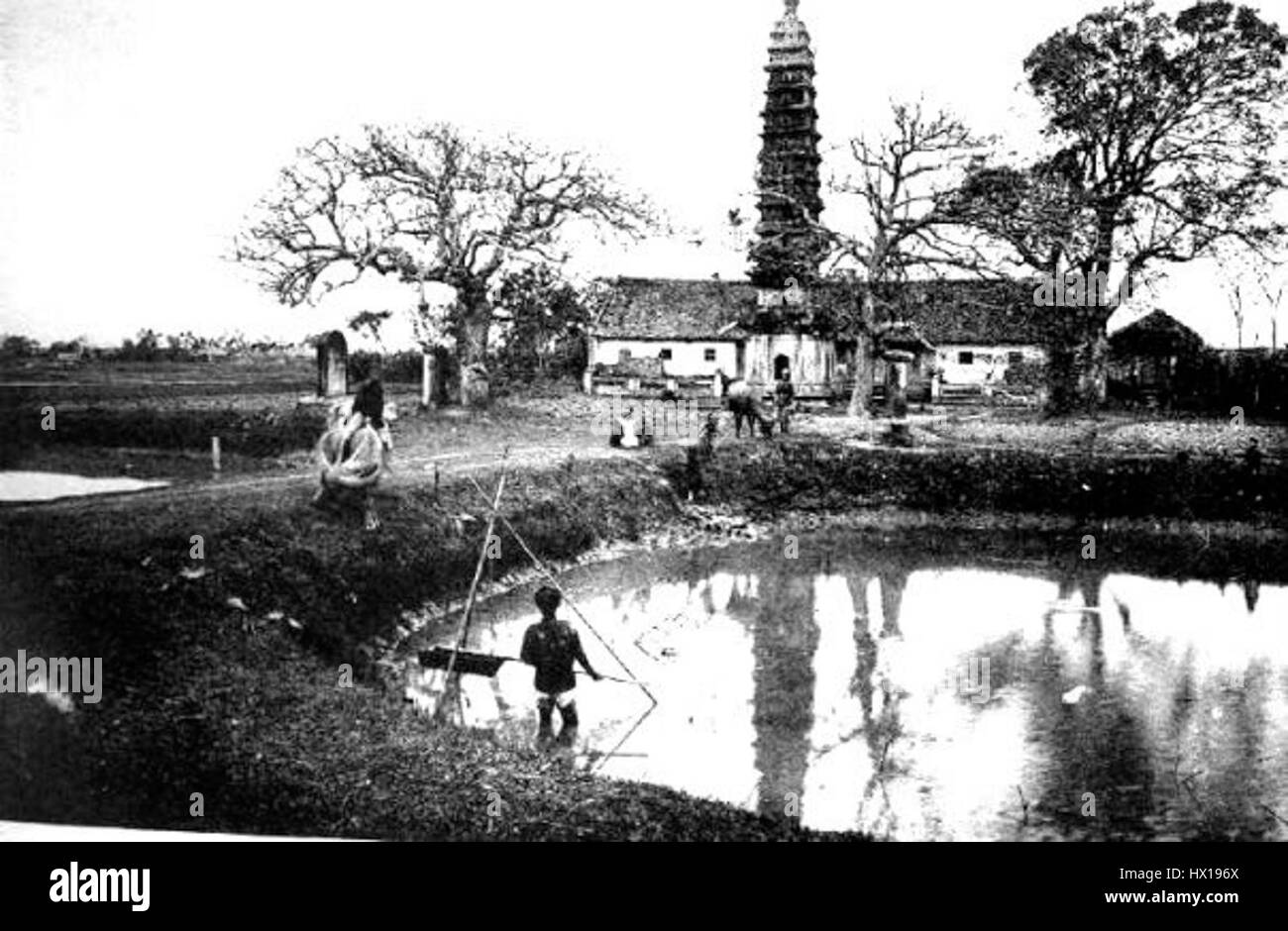 Vietnamese french colonial architecture Black and White Stock Photos ...
