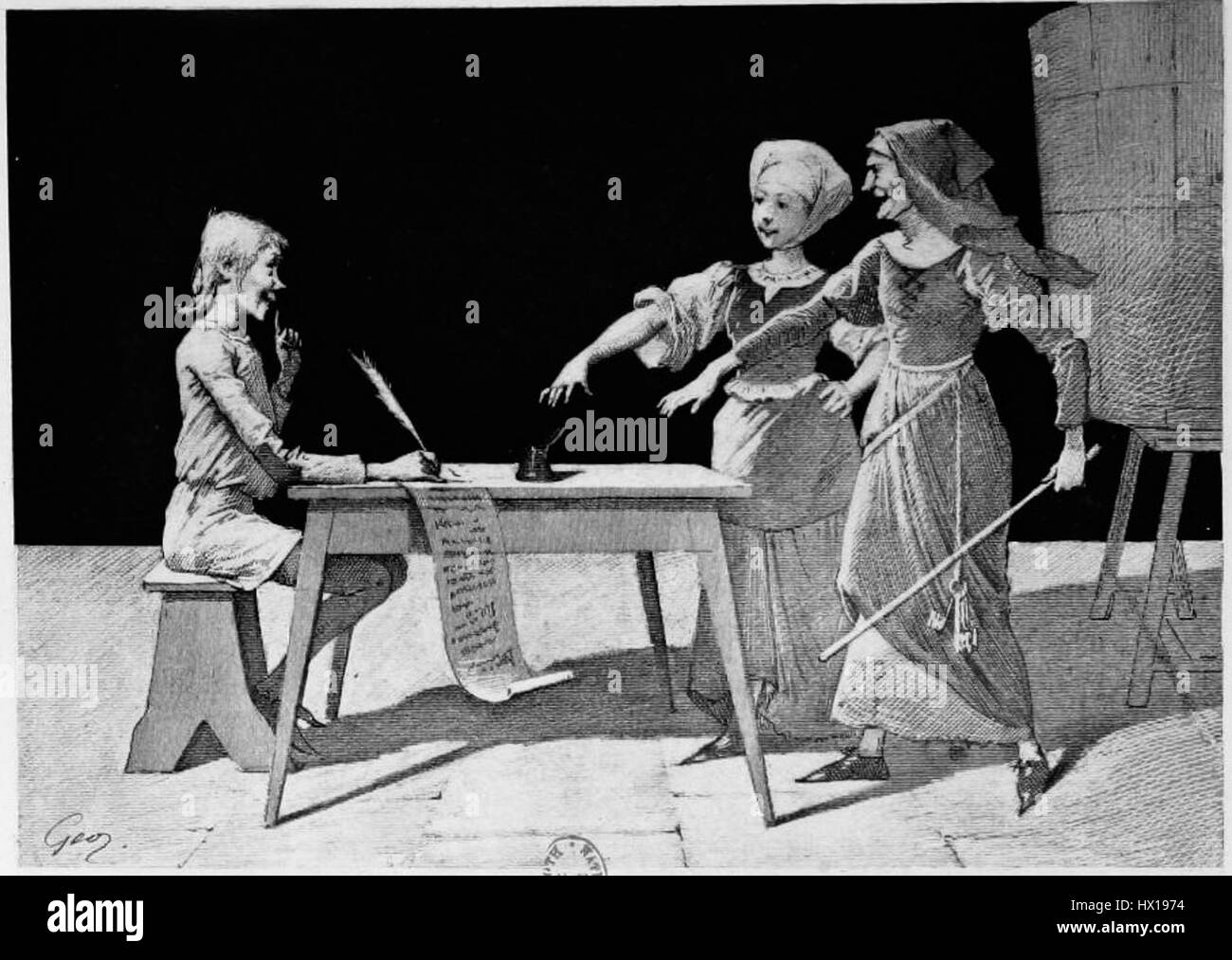 Image scene in play Black and White Stock Photos & Images - Alamy