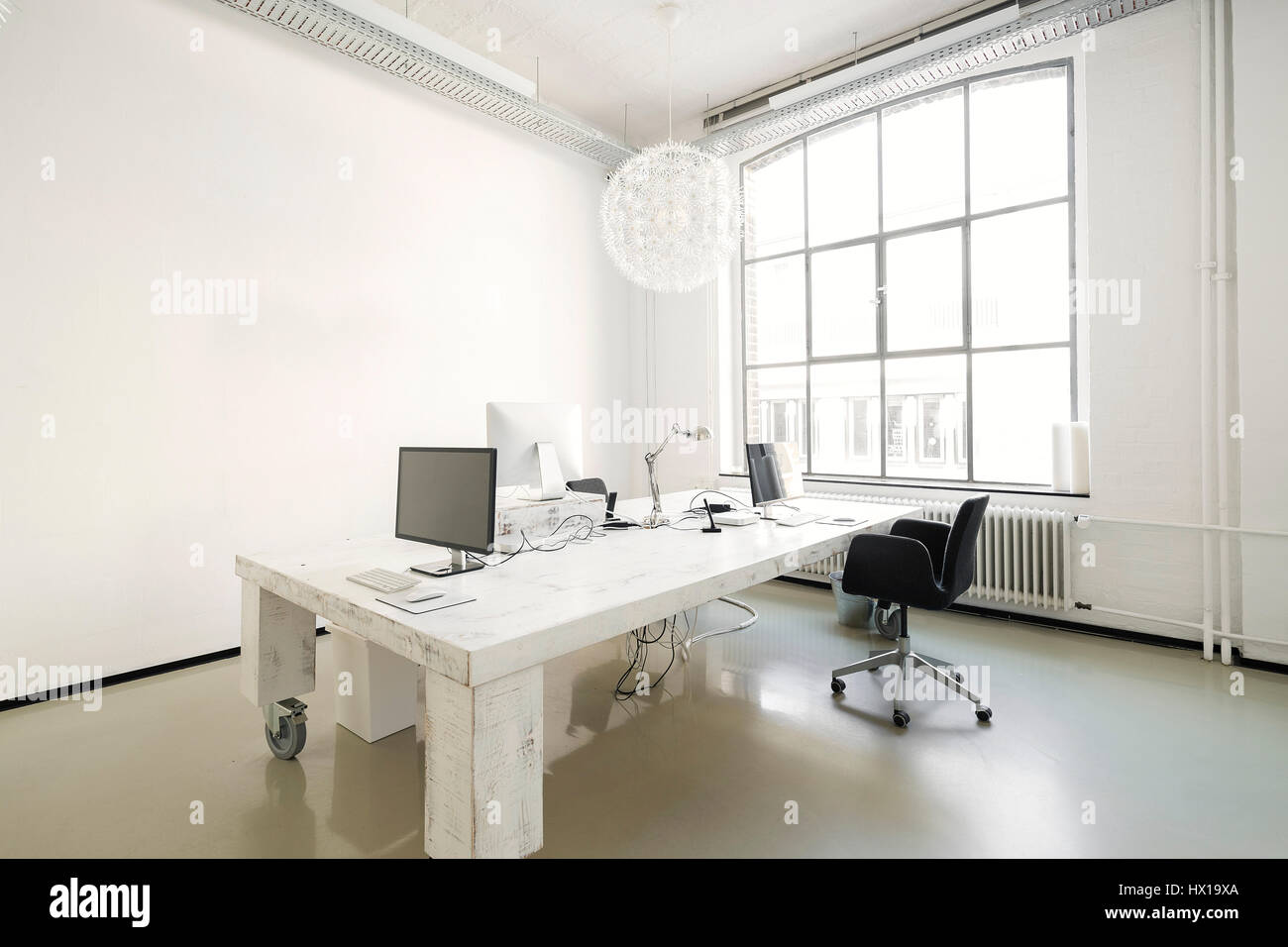 Interior of a modern agency office Stock Photo - Alamy