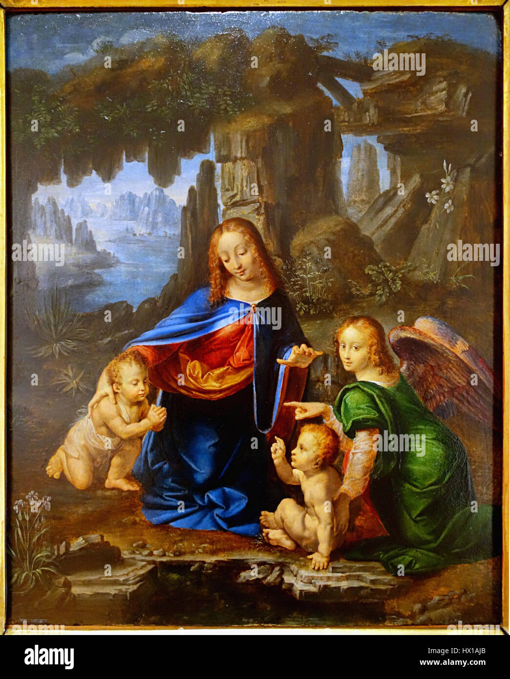 The 'Dunkerque Musée Vierge Rocher Après Vinci' presents an artwork ...