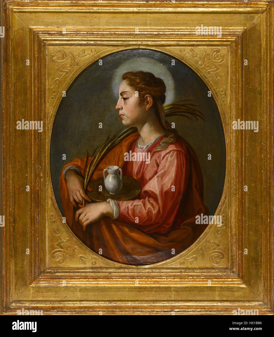 'Santa Rufina' by Francisco Pacheco is a religious painting from the ...
