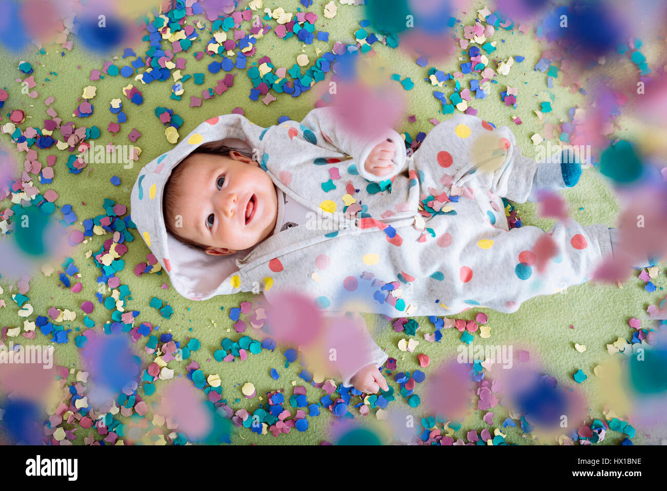 Baby confetti hi-res stock photography and images - Alamy