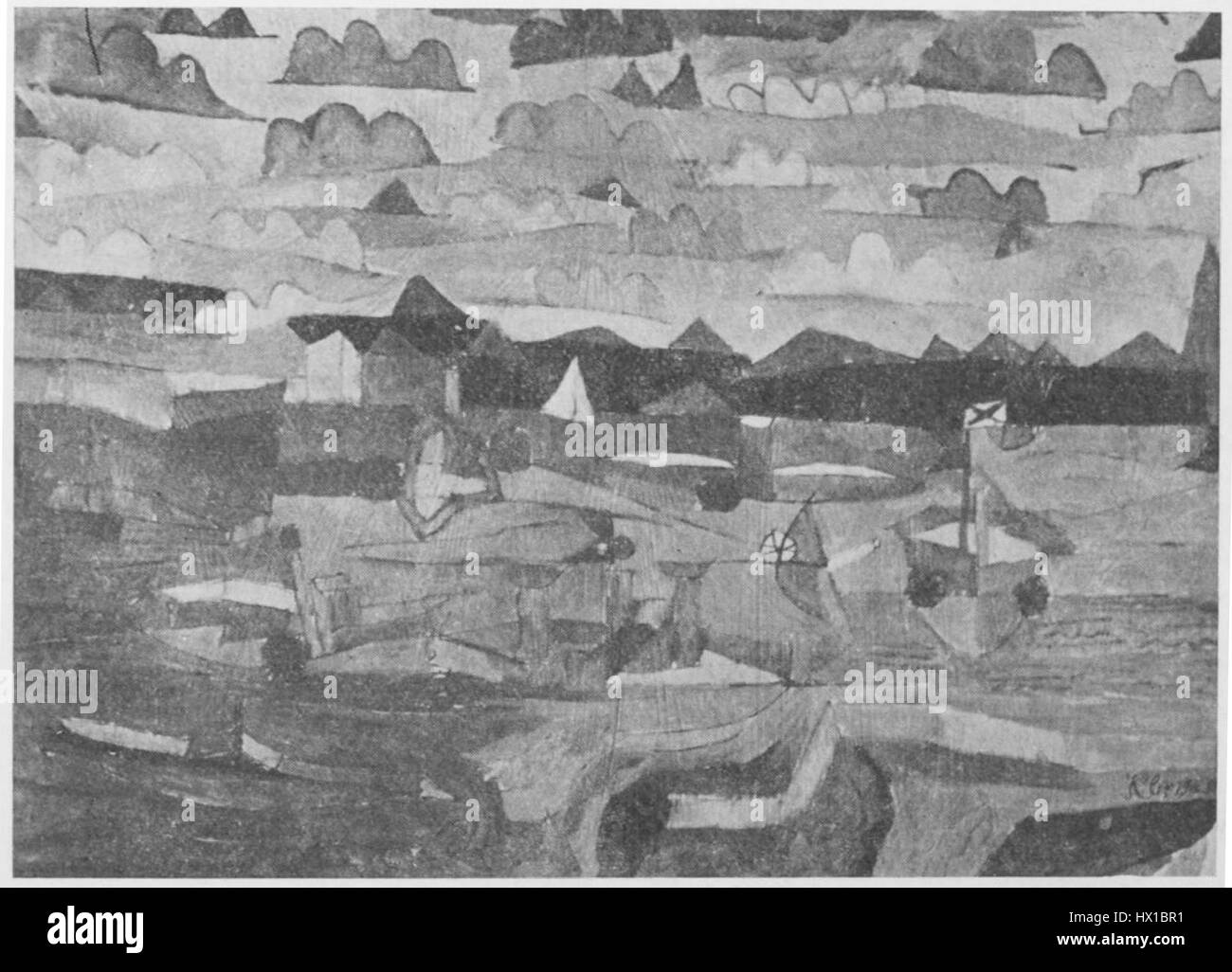 Paul Klee’s illustration from 1930 captures his unique style ...