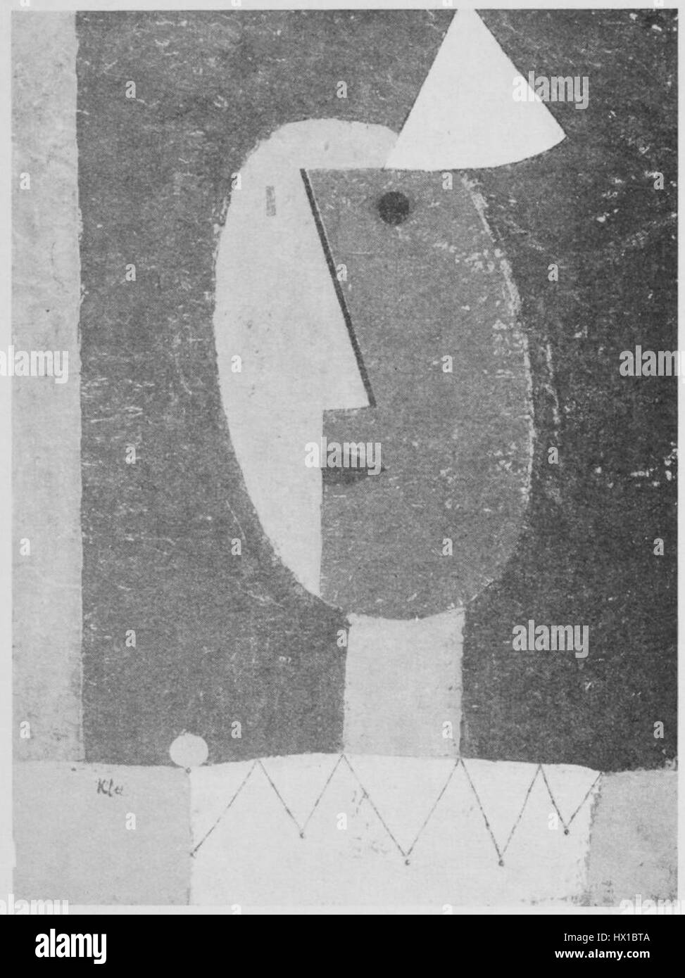 Paul Klee’s 1930 illustration titled 'Crevel' explores abstract shapes ...