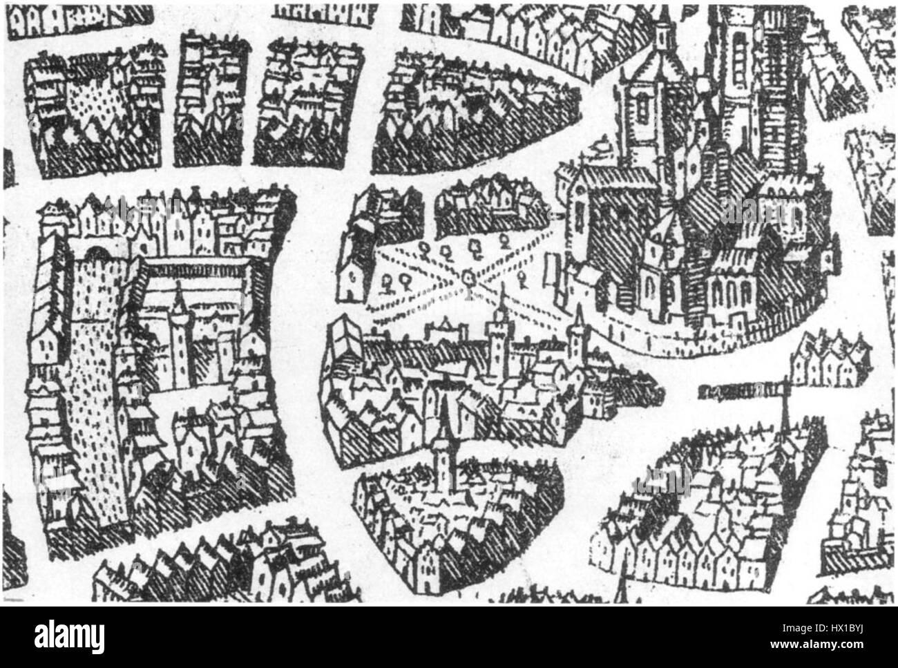 This detailed map of Antwerp, created by Hieronymus Cock in 1557 ...