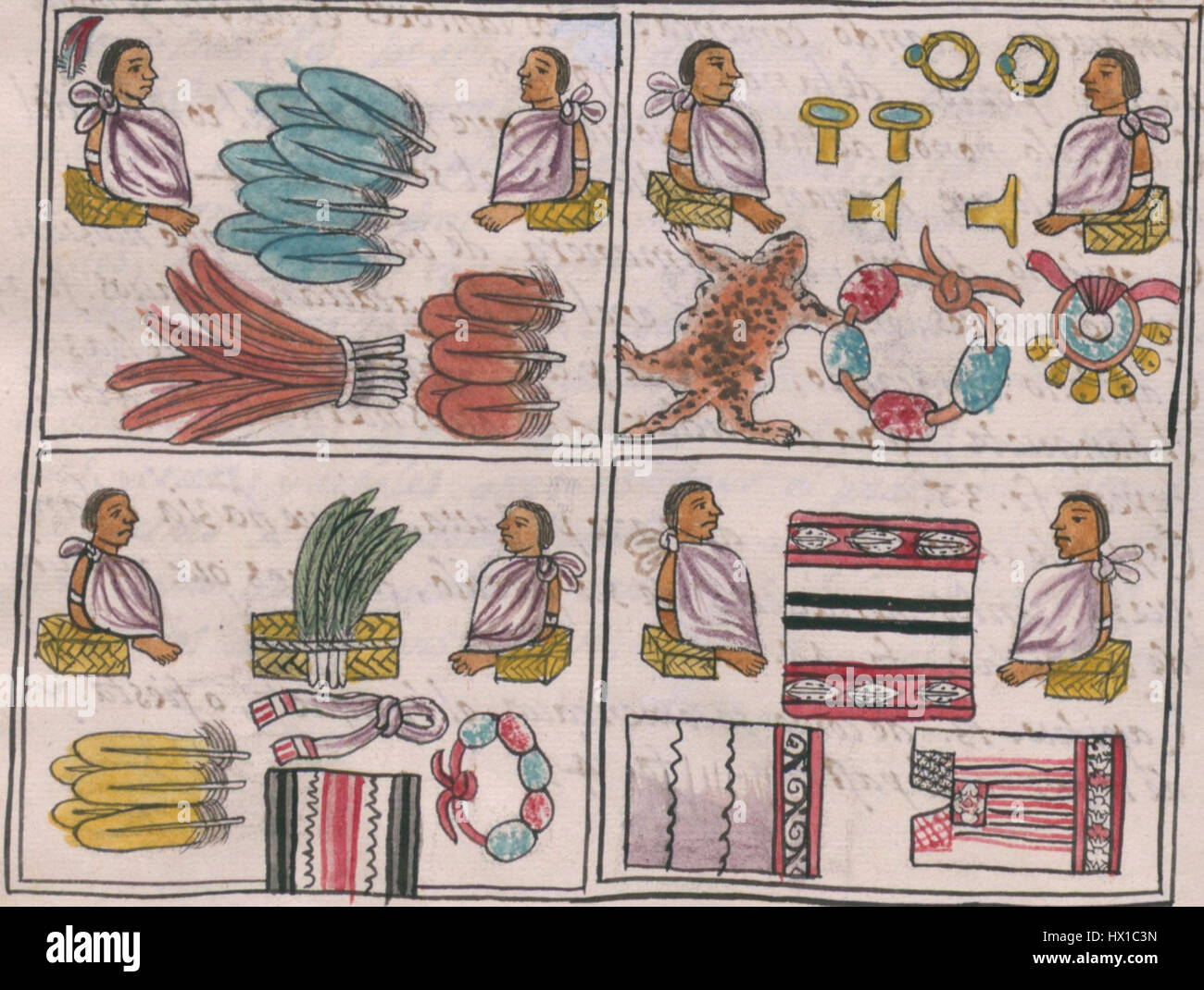 The Florentine Codex, compiled by Bernardino de Sahagún, documents the ...