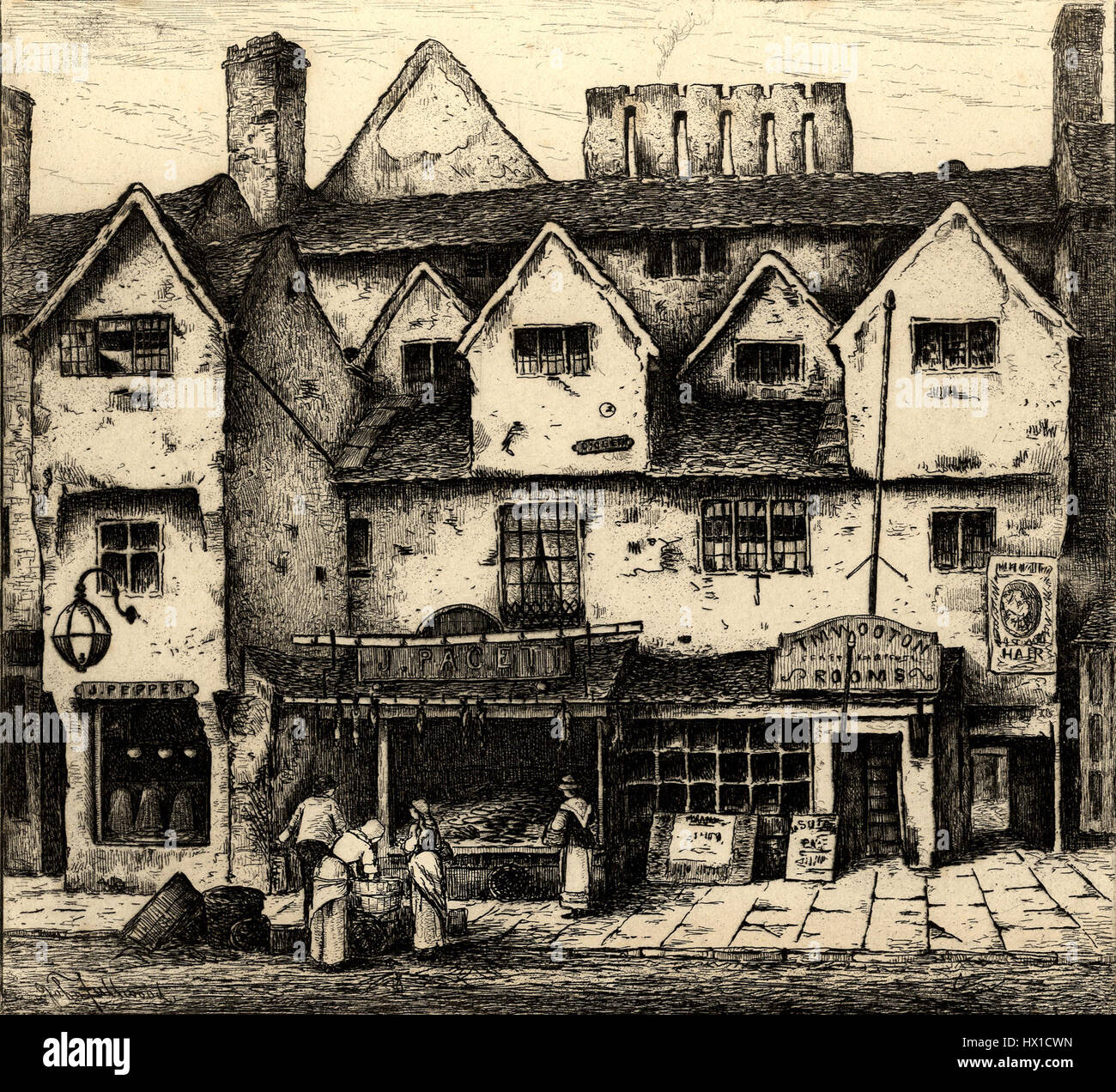 'Digbeth' is an etching capturing the industrial landscape of the ...