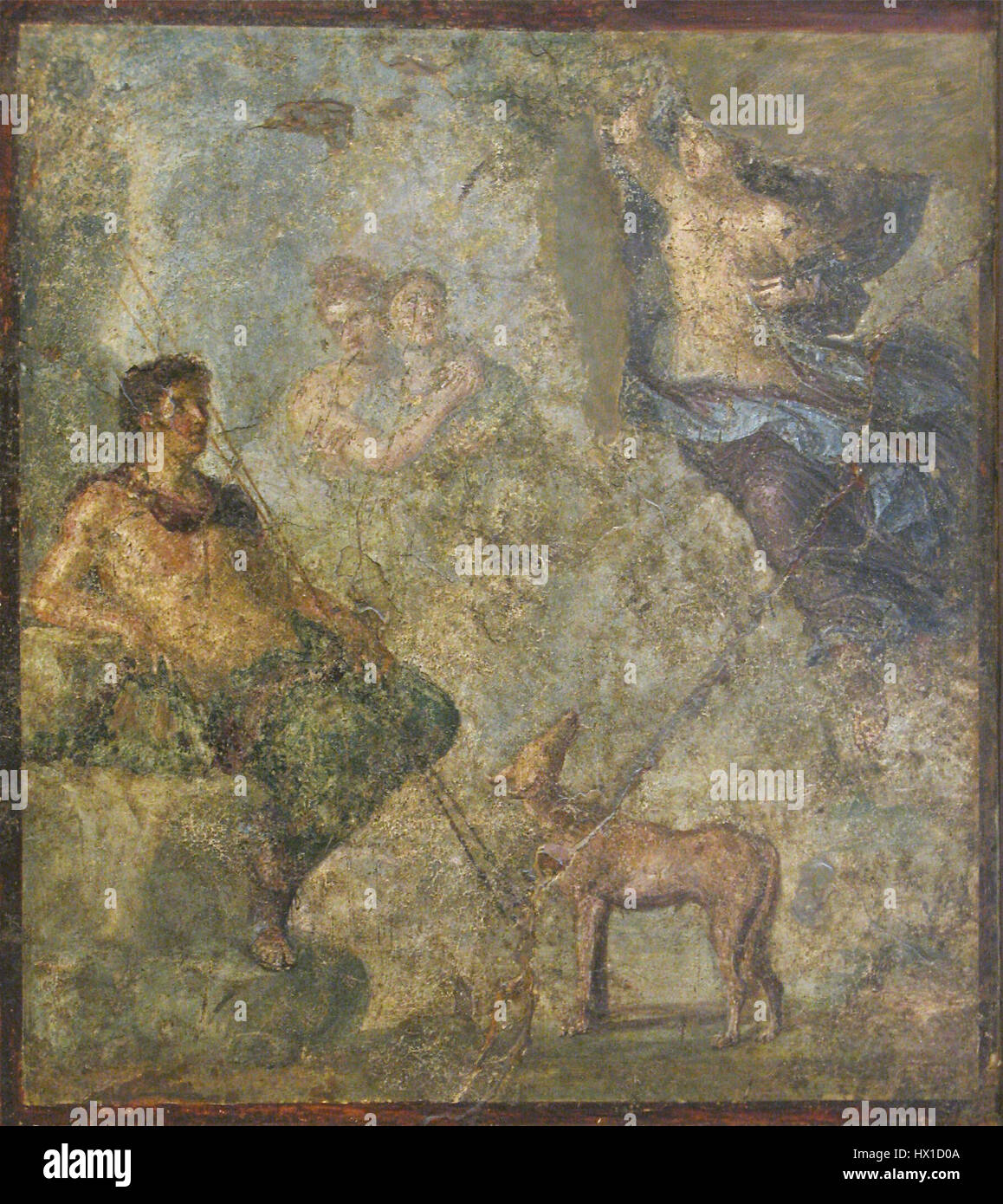 The painting 'Endimione e Selene' depicts the Greek myth of Endymion ...