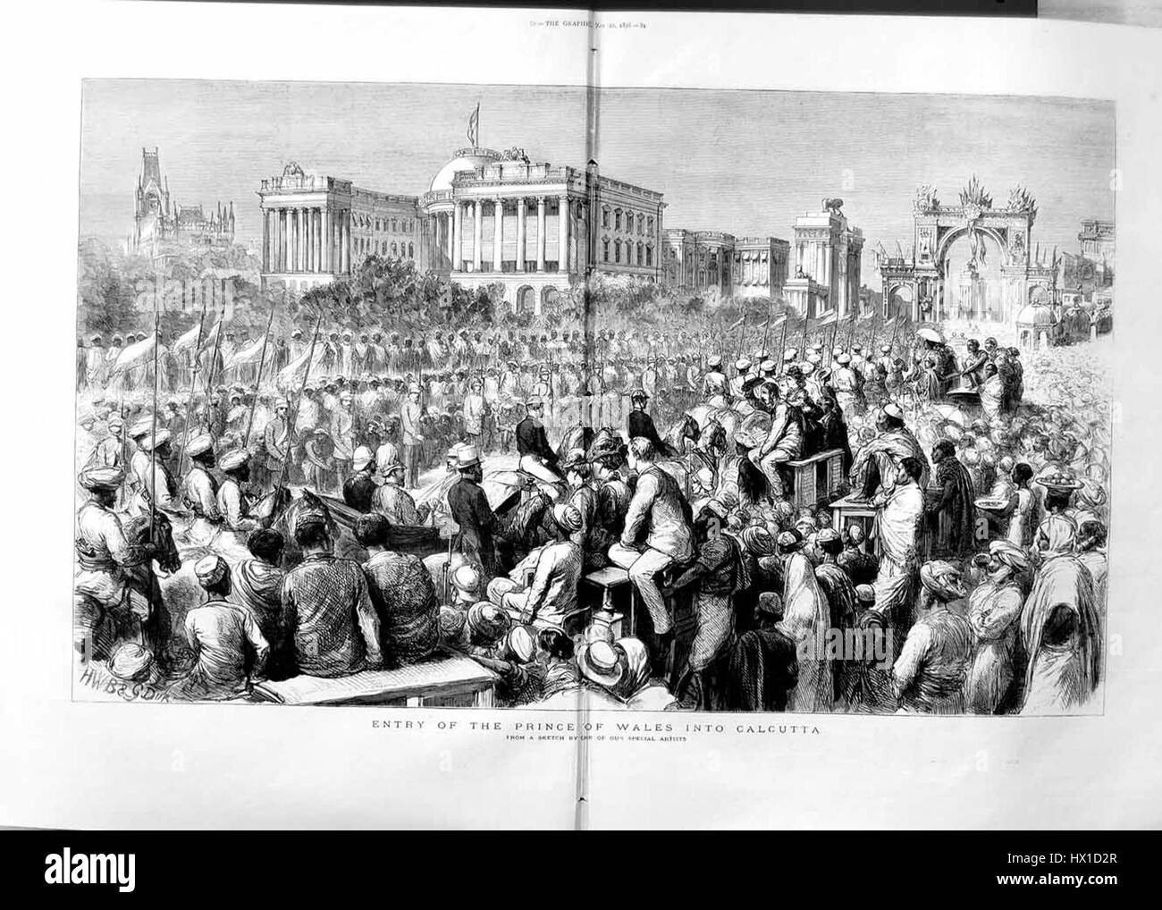 The Prince of Wales's entry into Calcutta marked a significant event in ...