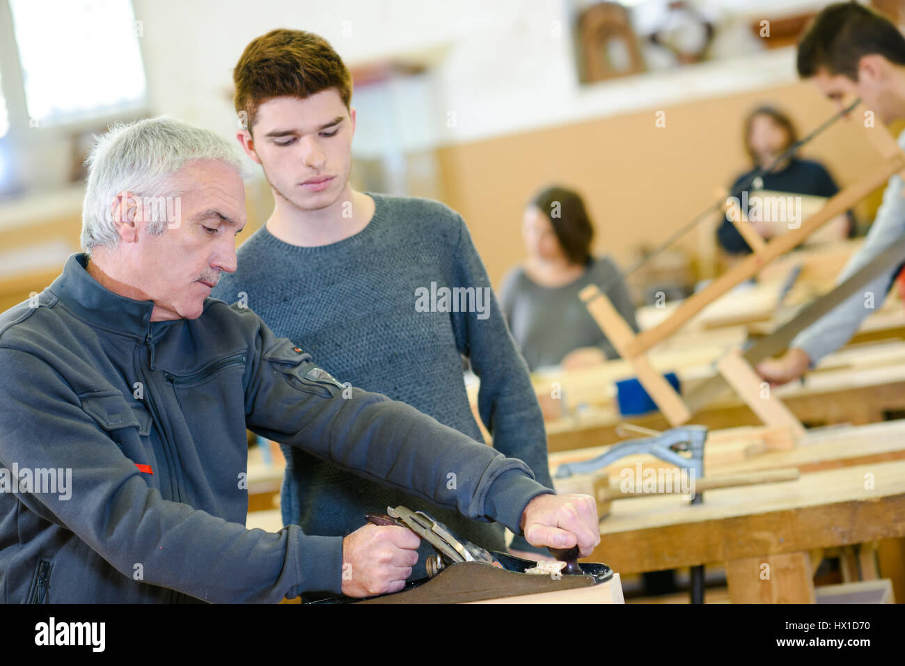 Carpentry Apprenticeship Stock Photos & Carpentry Apprenticeship Stock ...