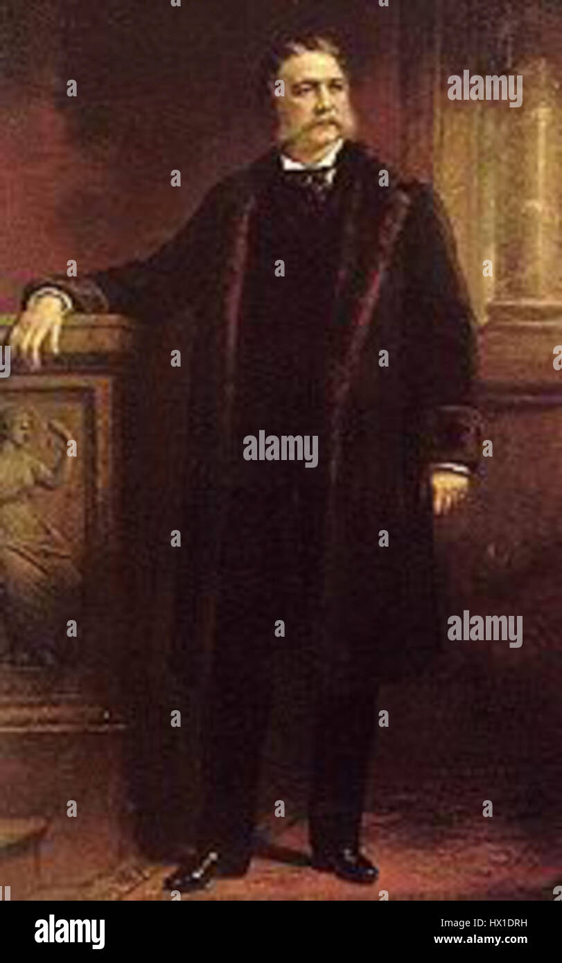 This portrait of Chester A. Arthur, the 21st President of the United ...