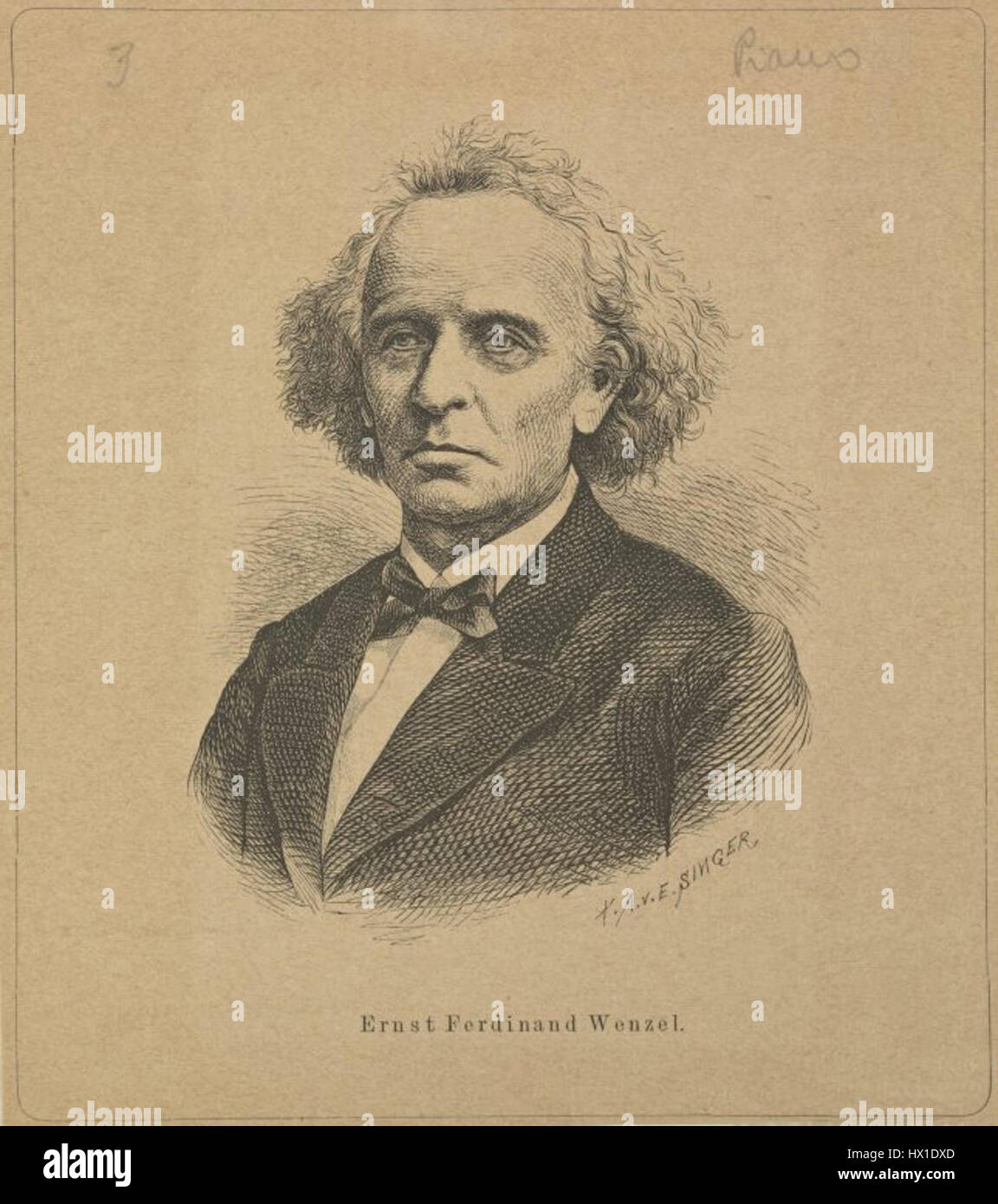 Ernst Ferdinand Wenzel was a prominent figure in European 19th-century ...