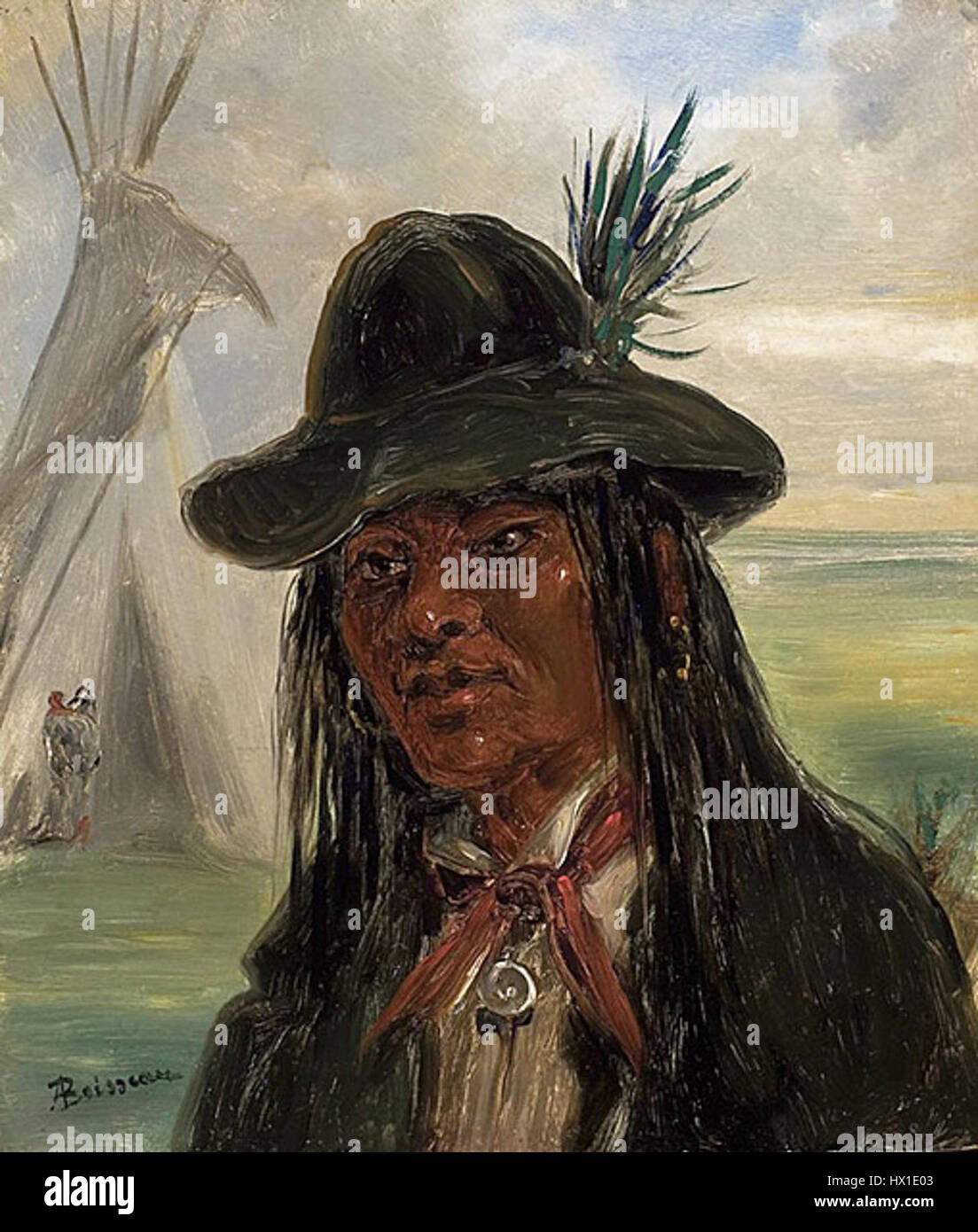 The ‘Choctaw Man in Louisiana’ by Boisseau captures a moment from the ...