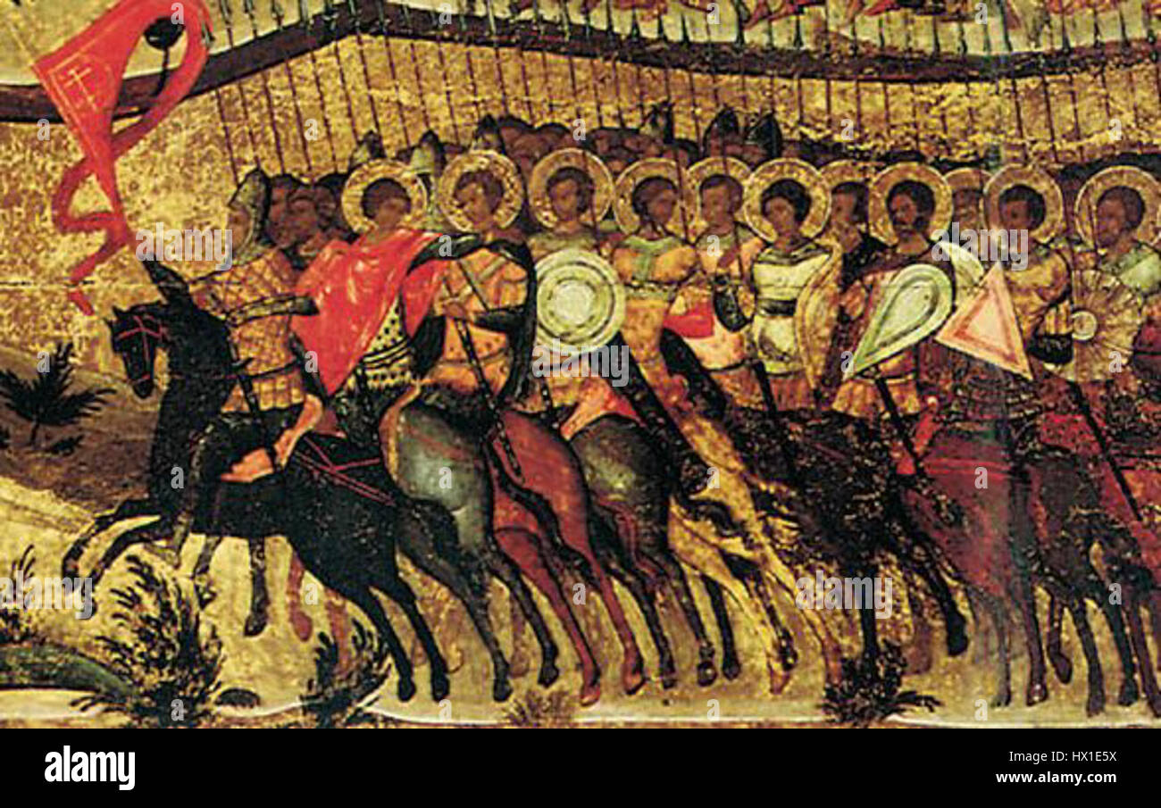 The 'Church Militant' depicts a scene of spiritual battle between good ...
