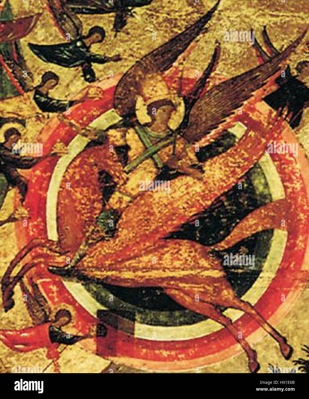 *Church Militant* is a religious painting that focuses on the active ...