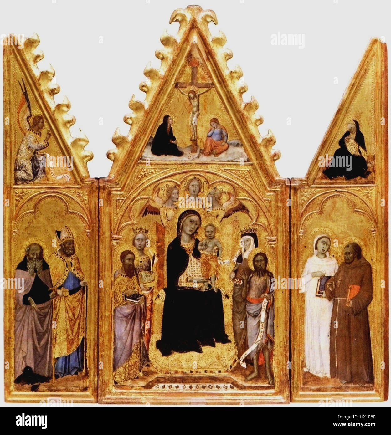 'Paradiso 14' by Giotto depicts a heavenly scene, part of his work on ...