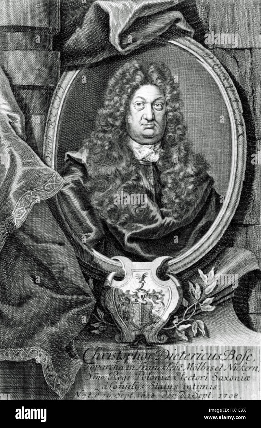 Christoph Dietrich Bose was known for his portrayal of natural ...