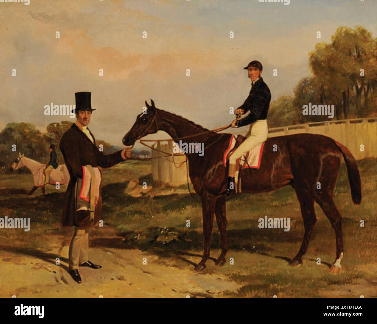 'Daniel O’Rourke' by Harry Hall is a painting that depicts the ...