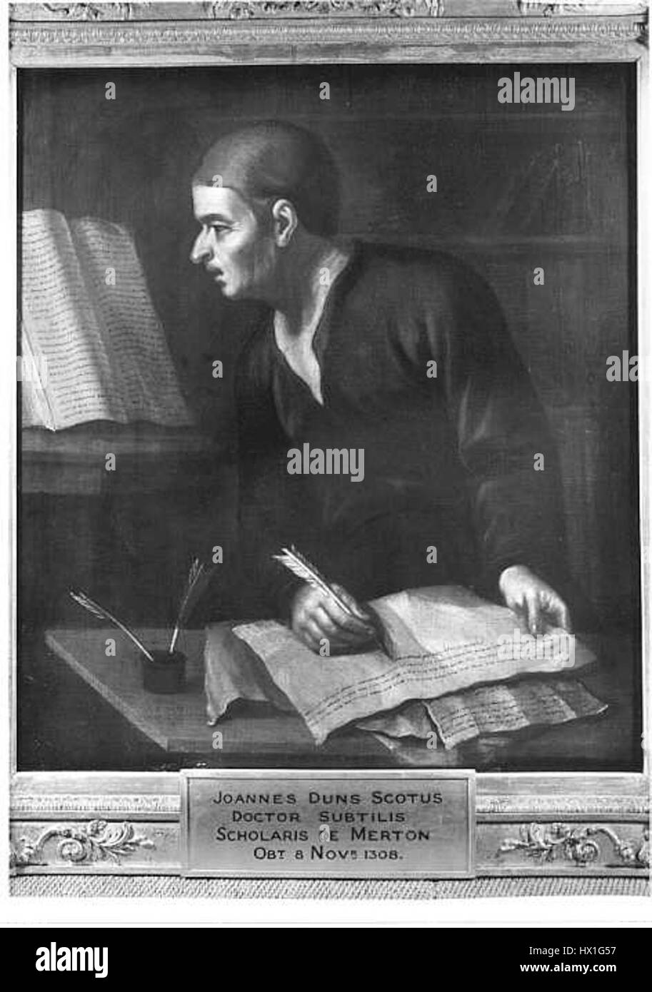 Duns Scotus was a medieval philosopher and theologian, known for his ...